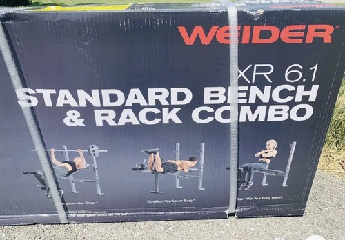Weider WEBE60610 6.1 Multi-Position Weight Bench with Leg Developer and ...