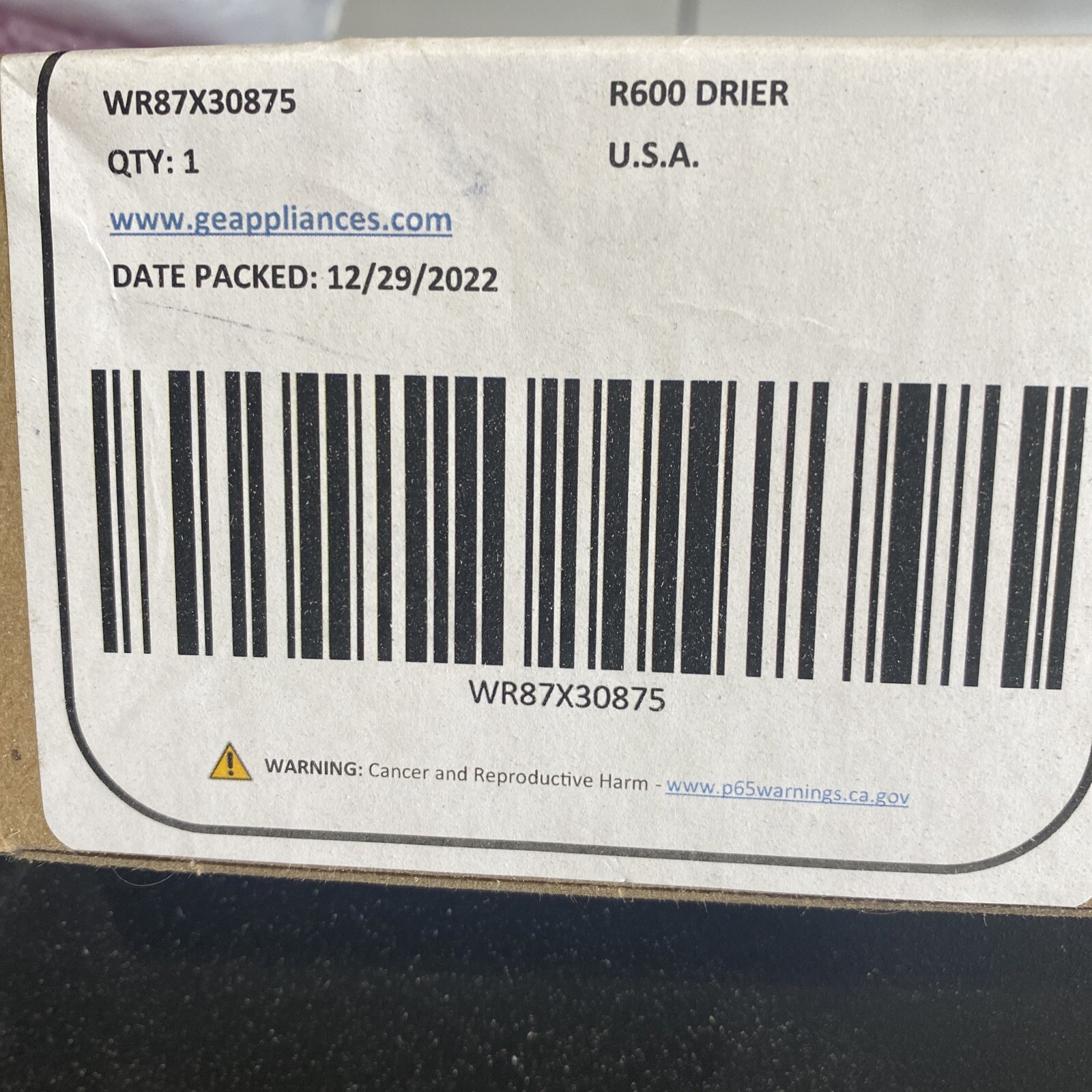 WR87X30875 GE R600 Drier W/ Red Cap OEM WR87X30875 | eBay