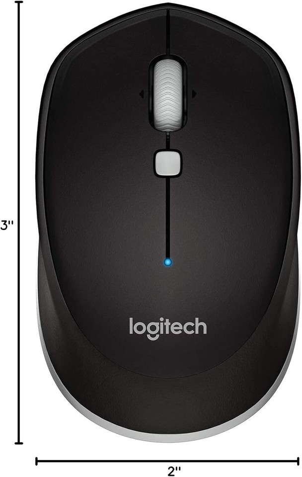 Logitech M535 Compact Wireless Bluetooth Optical Mouse - Black (No Box ...