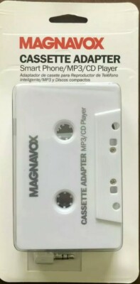 Magnavox Cassette Adapter Smart Phone/MP3/CD Player to 3.5mm Adapter ...