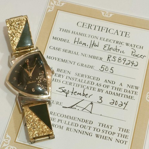 Hamilton Electric Pacer cal.505 Electric Pacer Ventura Watch Overhauled ...
