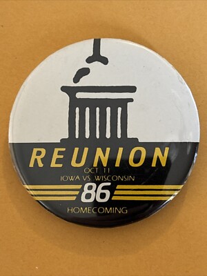 Iowa Hawkeye 1986 Homecoming Button | eBay