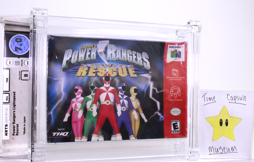 Power Rangers Lightspeed Rescue New Nintendo 64 N64 Sealed WATA VGA ...