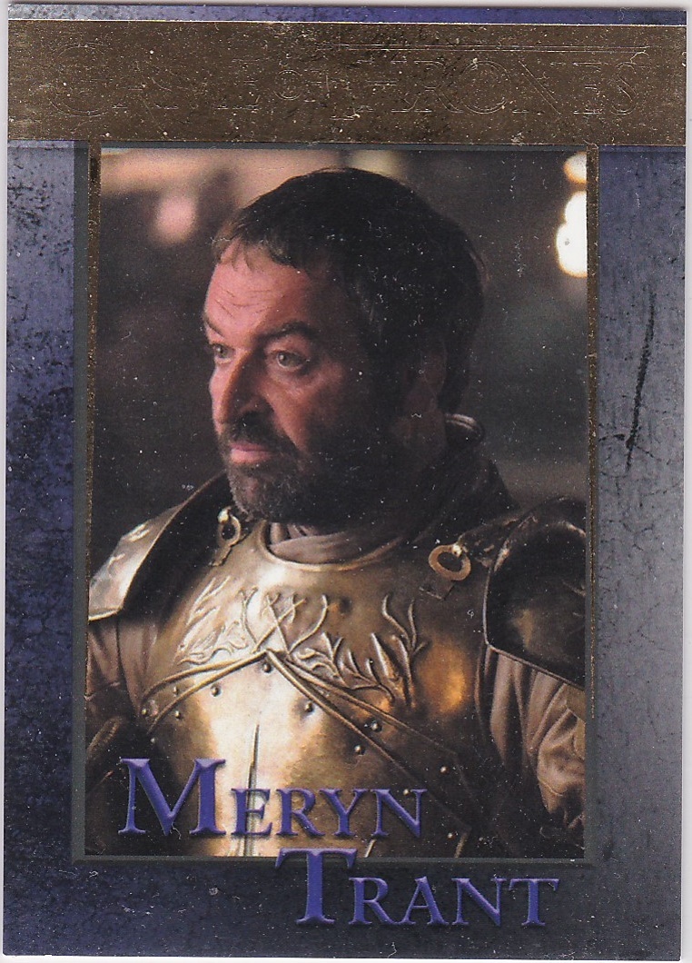 GAME OF THRONES SEASON 4 GOLD PARALLEL INSERT #76 MERYN TRANT 123/150 ...