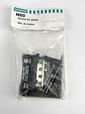 SIEMENS N60 Neutral Kit 30/60A | eBay