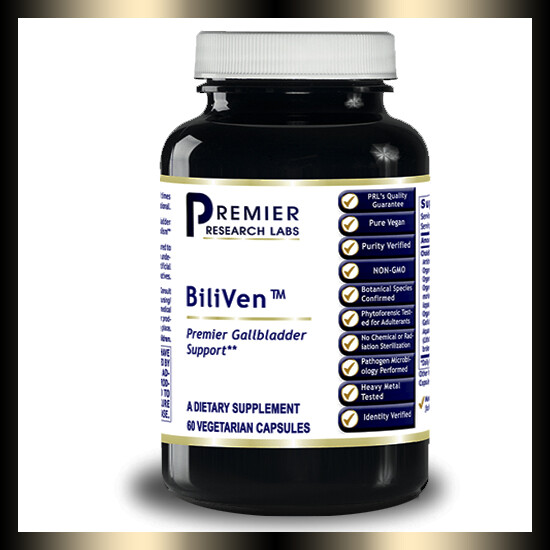 Biliven - Premier Research Labs Gallbladder Support 60 Capsules for ...
