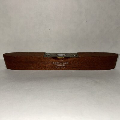 Stanley Defiance Torpedo Wood Level No 1293 Vintage 9” Made In USA | eBay