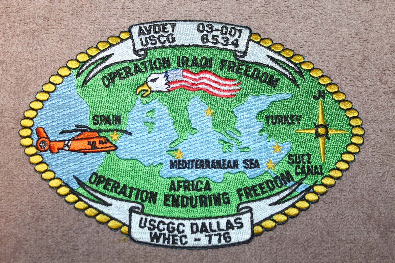 Original War on Terror Era U.S. Coast Guard OEF & OIF Med. Service ...