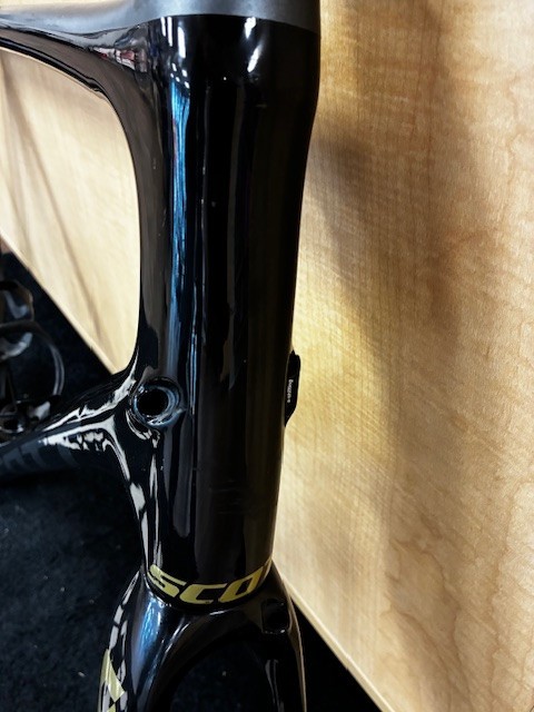 58cm Scott Addict Frameset with 110mm stem and carbon water bottle ...