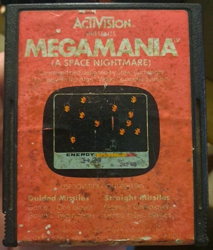 Megamania (Atari 2600, 1982) - Game Cartridge Only - Untested | eBay