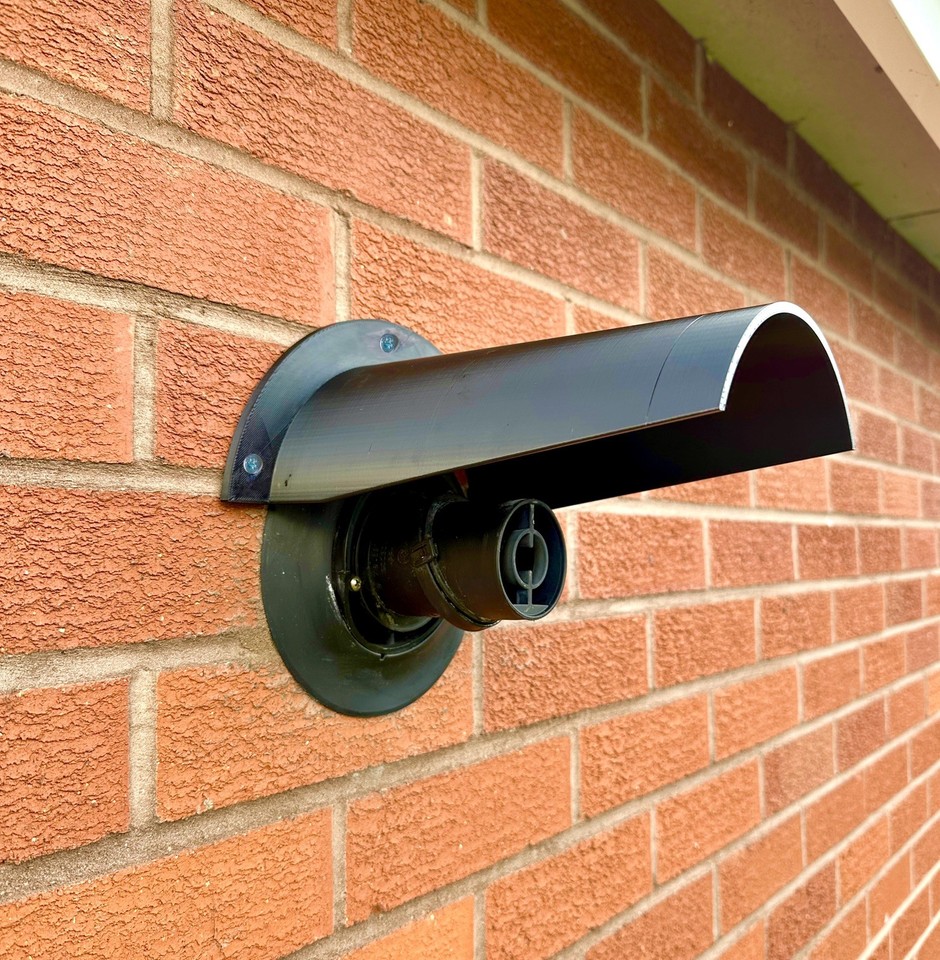 Boiler Flue Rain Cover Terminal Guard Protection Wind Cowl Weather ...