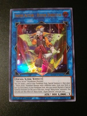 Yugioh! Abyss Actor - Hyper Director - DUOV-EN022 - Ultra Rare - 1st ...