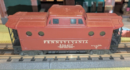 LIONEL POSTWAR O #536417 PRR N5C (PORTHOLE) CABOOSE -- VERY GOOD COND ...