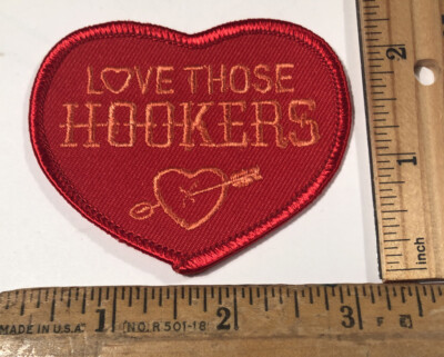Vintage Love Those Hookers Headers Logo Patch Automotive Hot Rod NHRA Racing | eBay