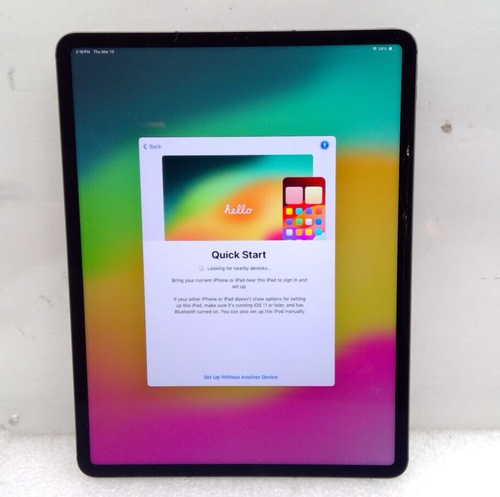 Apple iPad Pro 5th Gen A2379 MHNW3LL/A 12.9"256GB Wi-Fi Cellular-Space ...