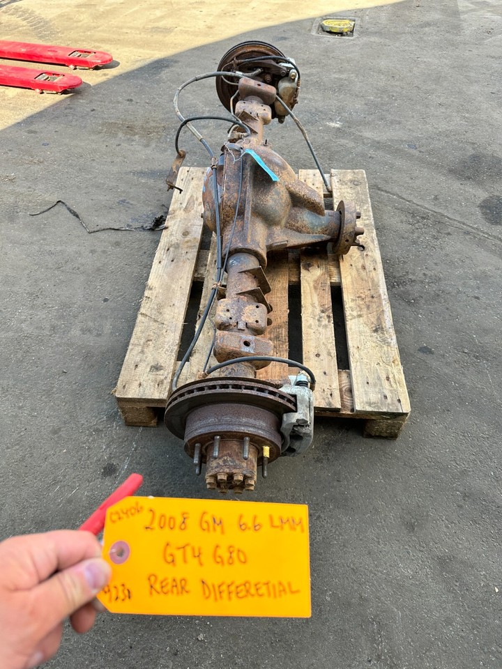 08 09 10 GMC SIERRA SILVERADO 2500HD 3500HD SRW REAR DIFFERENTIAL AXLE ...