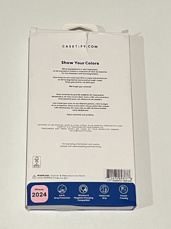 CASETiFY Force Case w/ Magsafe for iPhone 16 - Mulberry OPEN BOX | eBay