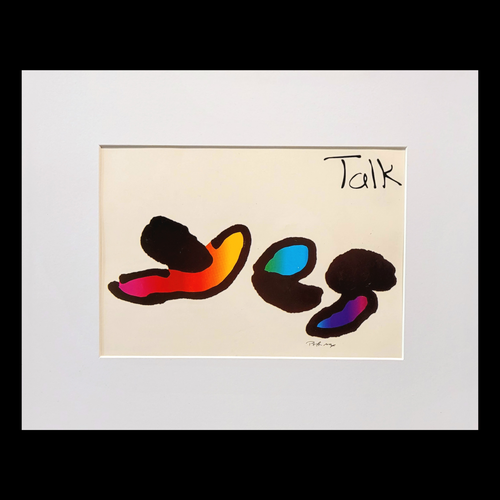 Peter Max Yes Talk Promo Card Collectible Vintage Pop Art Print | eBay