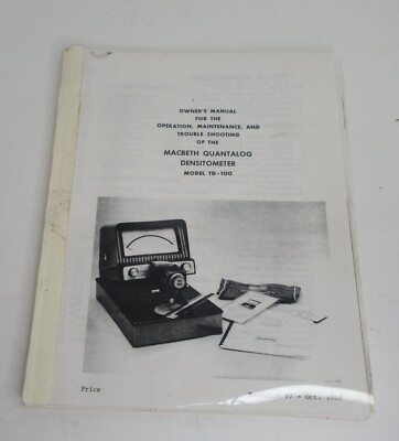 Densitometers - Macbeth