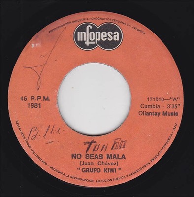 Combined S&HGRUPO KIWI "No seas Mala / Ingrata" Cumbia Psych 1981 PERU ...