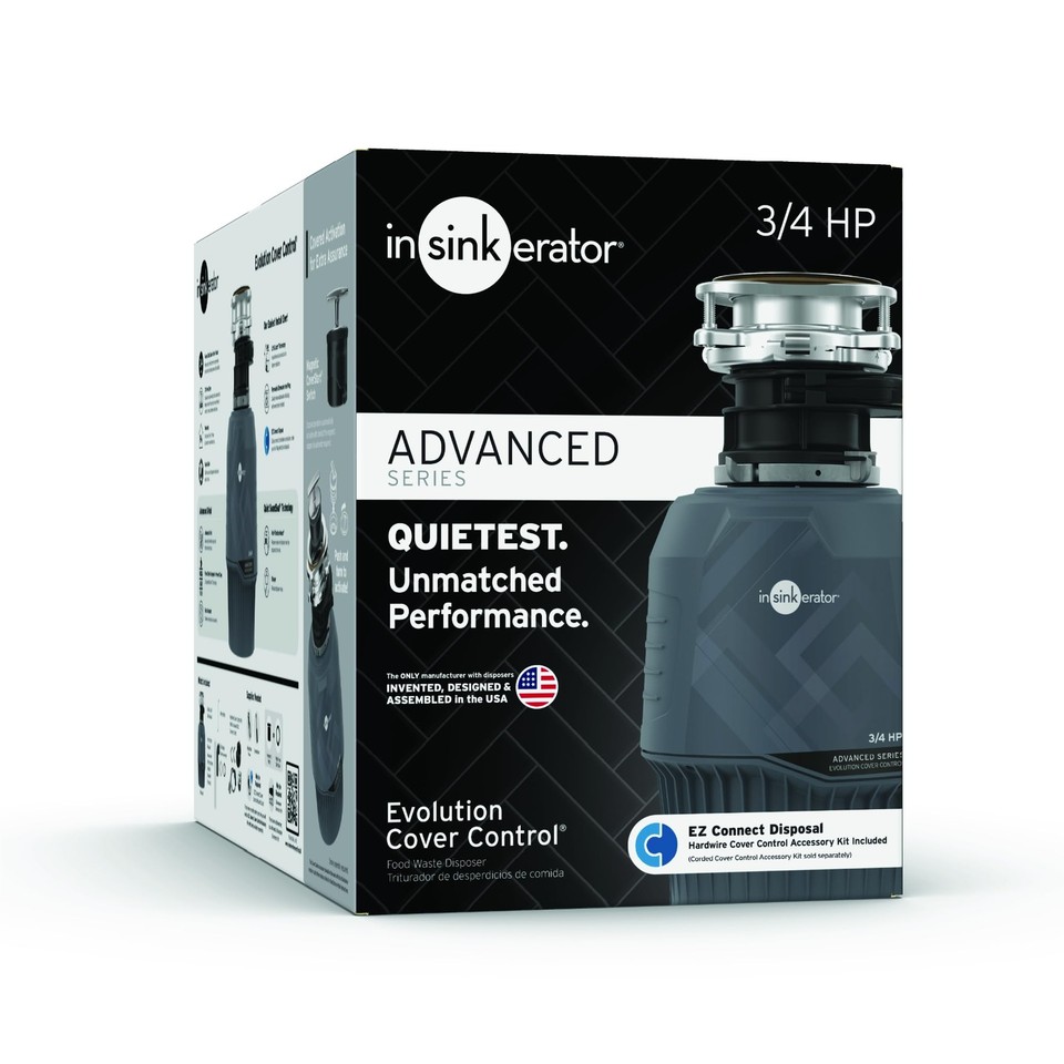 InSinkErator EVO CVR CNTRL Evolution Cover Control 3/4 HP, Advanced ...