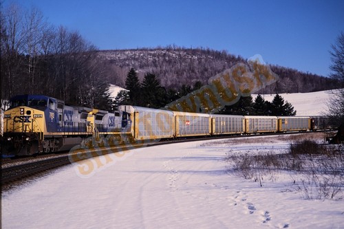 Vtg 2000 Train Slide 7912 CSX Engine Mance PA X7M169 | eBay