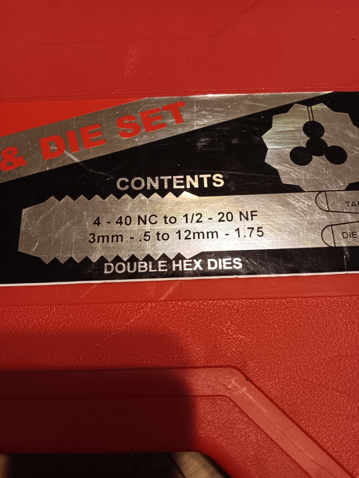 Snap On TOOLS Tap And Die Set 76 Piece Metric And Standerd SET ...