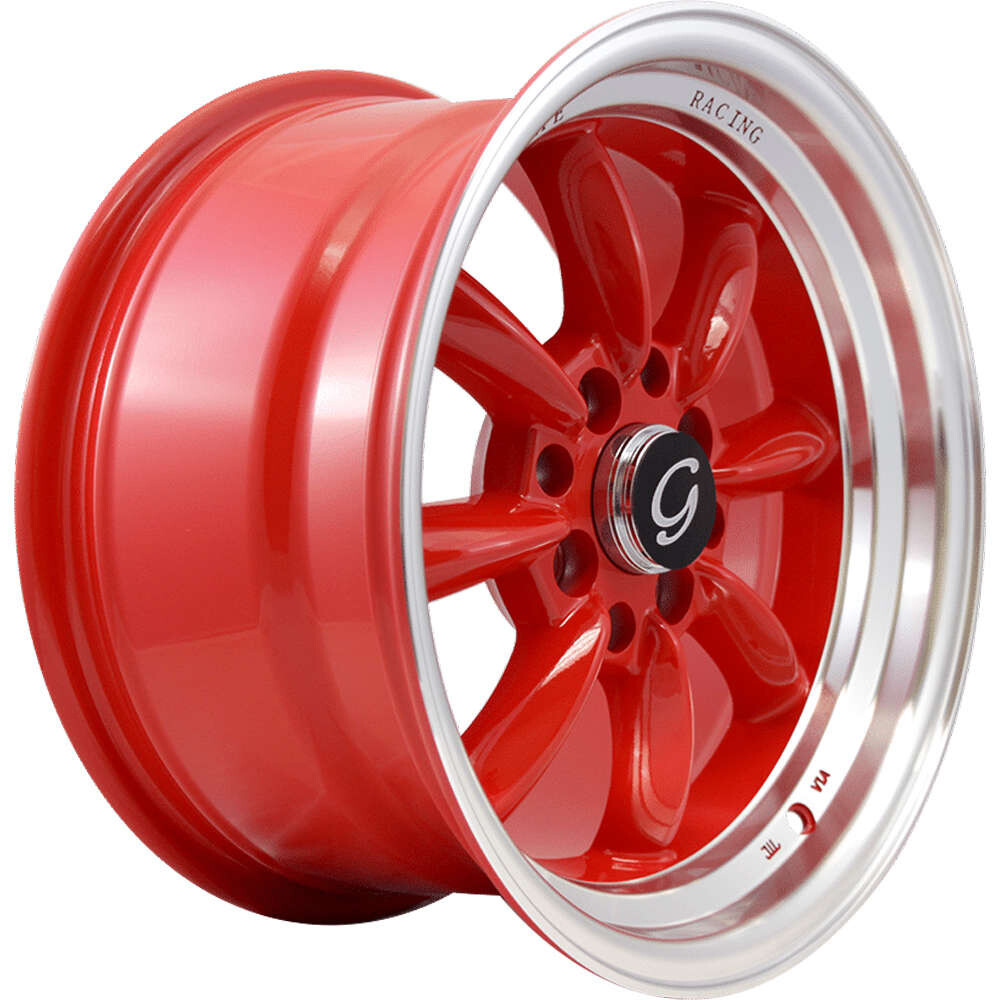 4 Wheels 15" G8014 15x8 4x100/4x114.3 Red 20ET 73.1CB ...