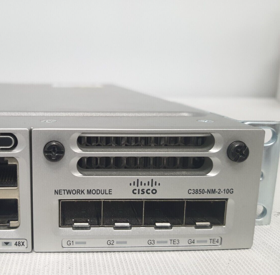 Cisco Catalyst WS-C3850-48U-S 48 Port-Switch With C3850-NM-2-10G Dual ...
