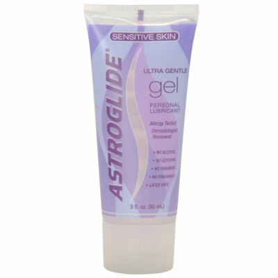 Astroglide Sensitive Skin Gentle Gel Lube 3oz Ultra Gentle Personal ...