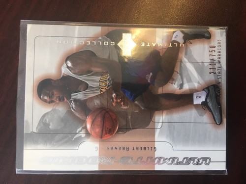 2002 ultimate collection Gilbert arenas RC rookie /750 62 | eBay