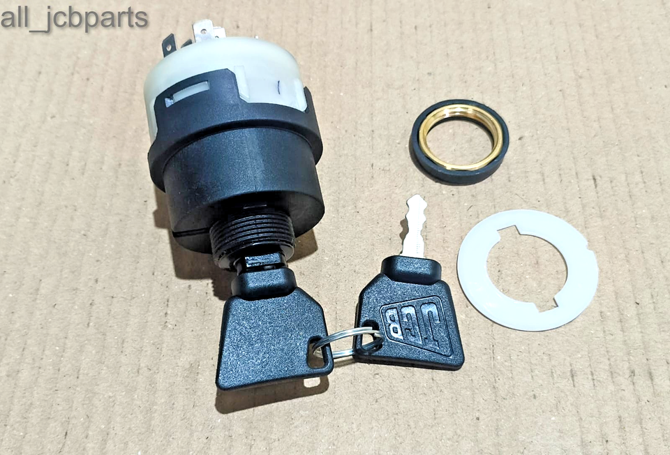 GENUINE JCB IGNITION SWITCH AND 2 KEYS (PART# 701/80184 701/45500) | eBay