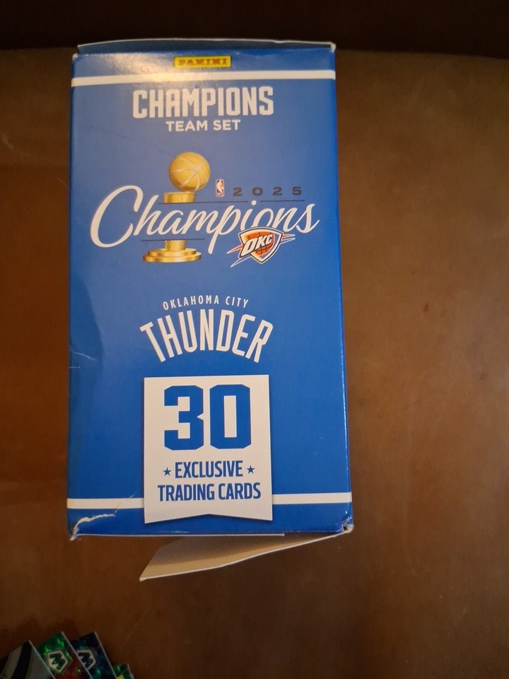 2025 Panini NBA Champions Oklahoma City Thunder Blaster Box Opened, All ...