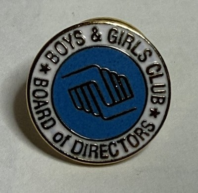 Vintage Boys & Girls Club Board Of Directors Pin Lapel Vest Gold Color ...