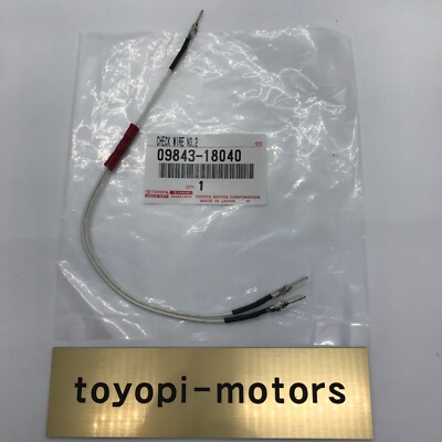 Toyota Check Wire No. 2 09843-18040 OEM Japan Genuine New | eBay