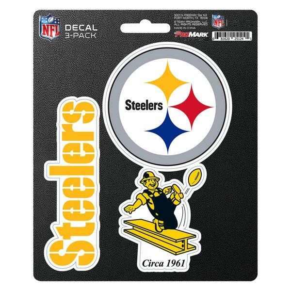 Pittsburgh Steelers Decals Die-Cut Auto Multi-use Stickers 3-Pack | eBay