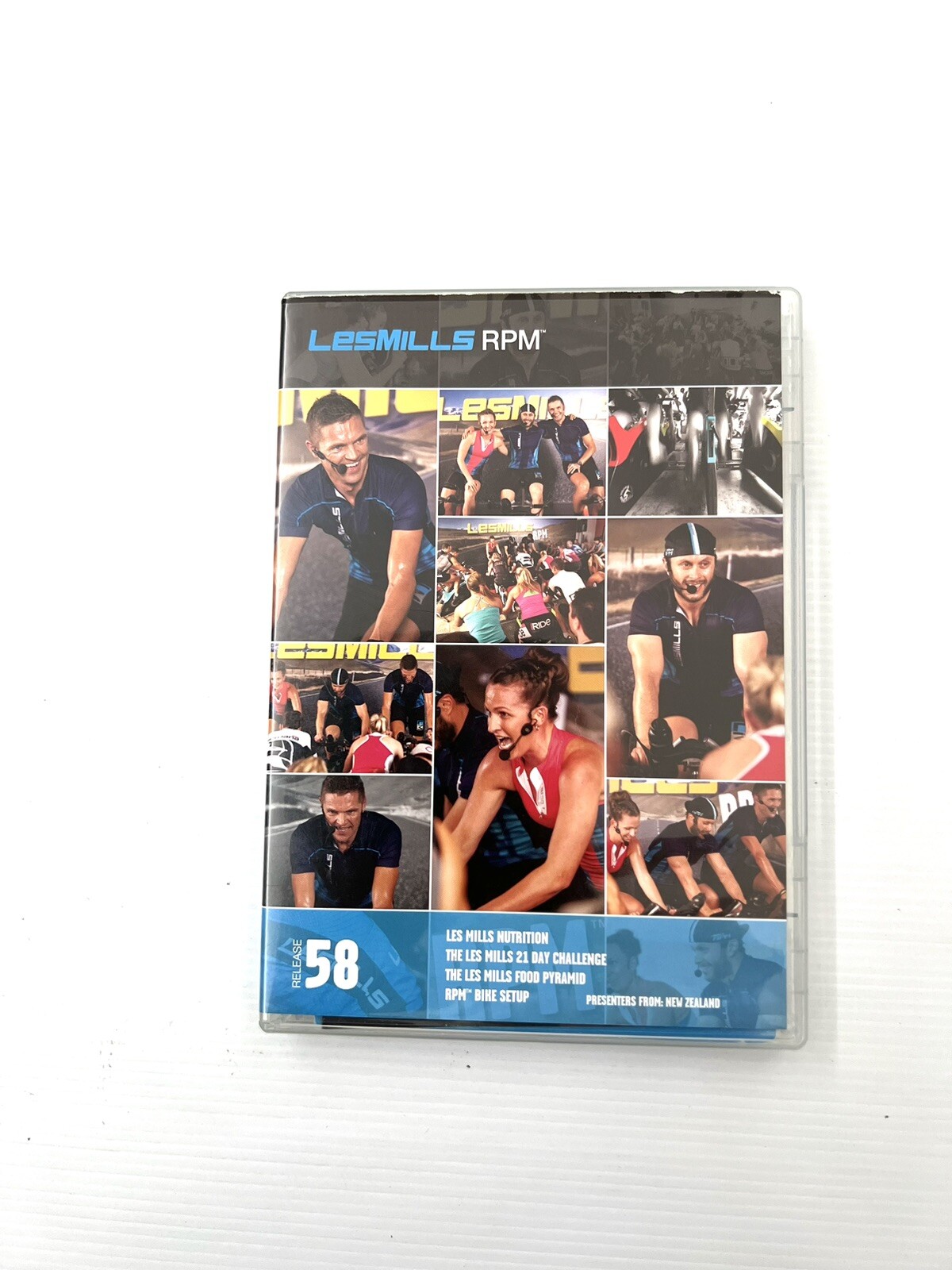 Les Mills RPM Number 58 DVD/CD/Case/Class Note/Fitness/Cycling/Spin ...
