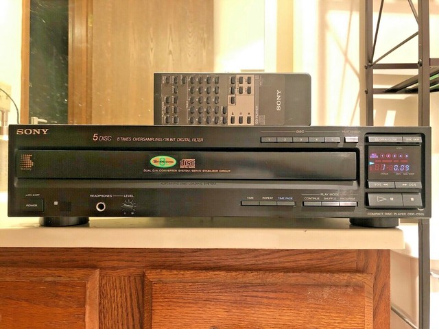 Vintage 1990 Sony 5 Disc Multi CD Player CDP C505 for sale online | eBay