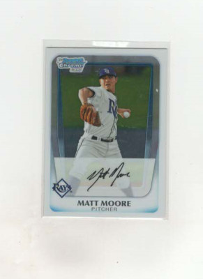 2011 Bowman Chrome Prospects Autograph Matt Moore #BCP220 | eBay