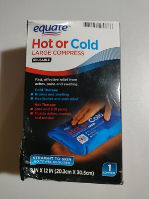 Equate Hot Or Cold Large Compress 8" X 12" | eBay