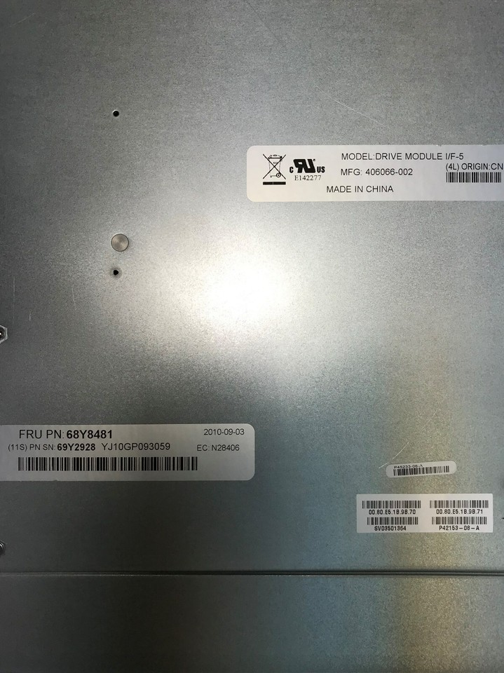 IBM 68Y8481 FRU 69Y2928 Drive Module Interface with HIC | eBay