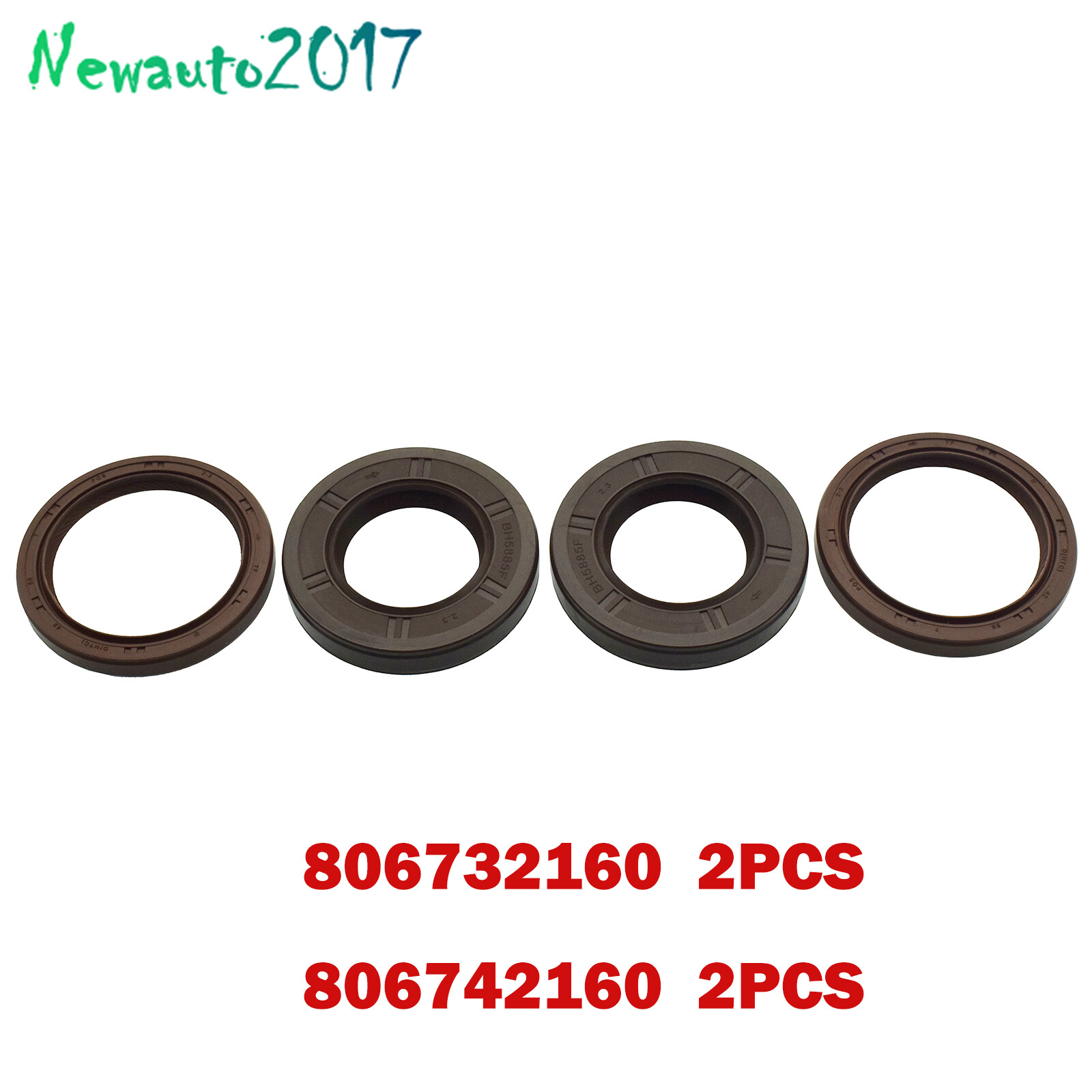 Intake & Exhaust Camshaft Seals For Subaru WRX STI Impreza 806732160 ...