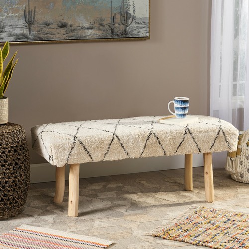 Carrera Handcrafted Boho Rectangular Bench | eBay