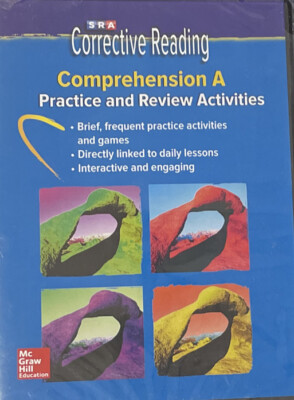 SRA Corrective Reading Comprehension A Practice Review Activities CD ...