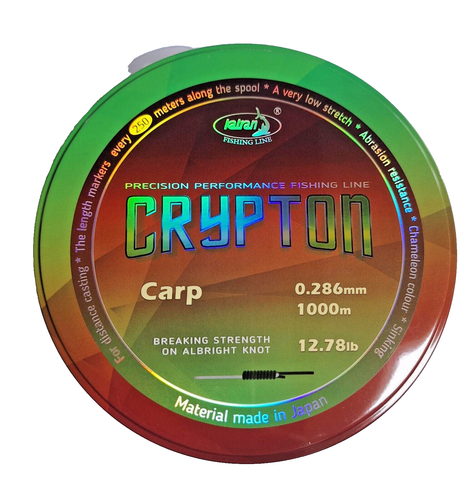 KATRAN CRYPTON CARP FISHING LINE 0,286mm, 12.78LB, 1000M | eBay