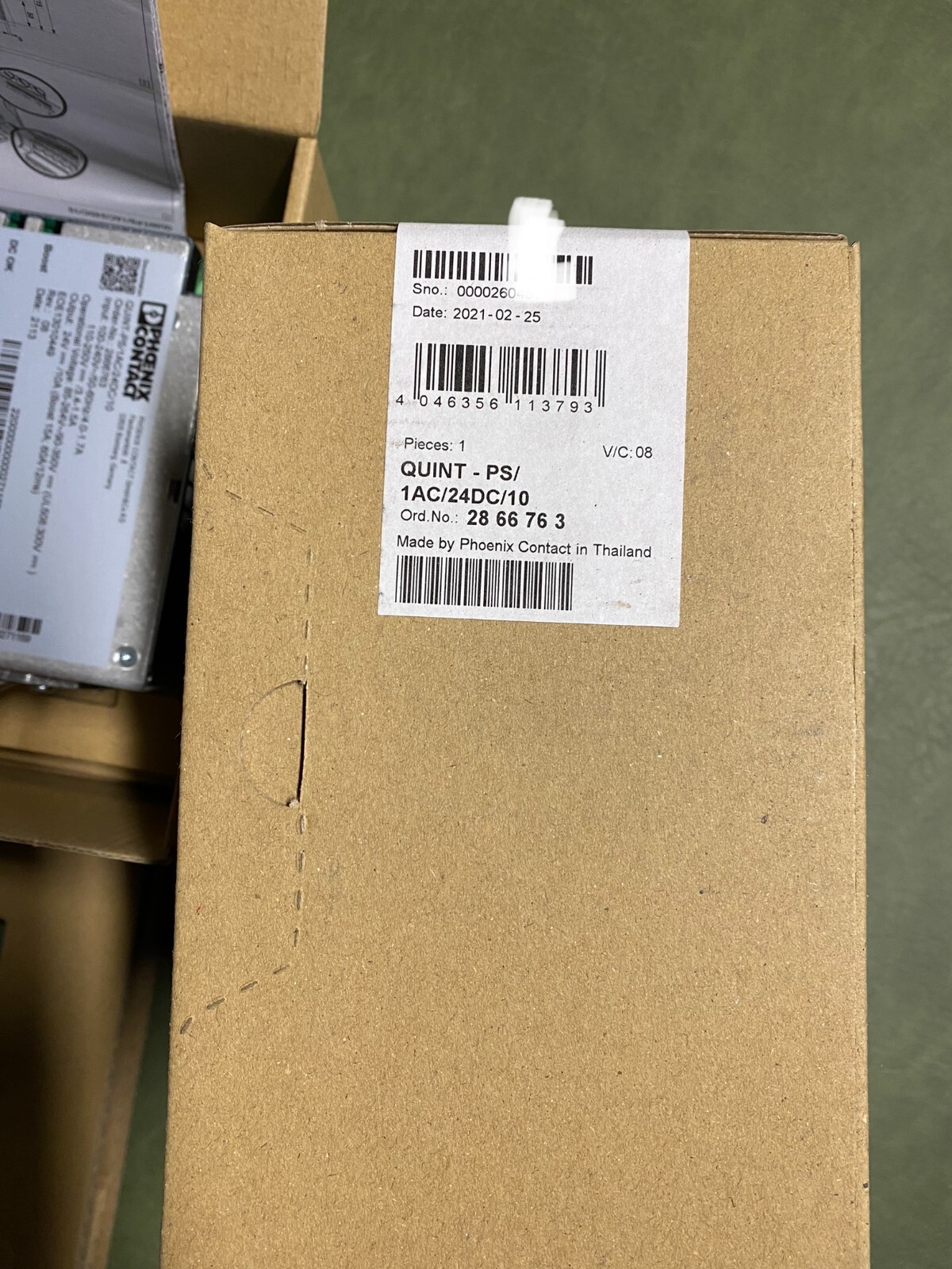 Phoenix Contact 2866763 QUINT-PS/1AC/24DC/10 Power Supply Unit | eBay