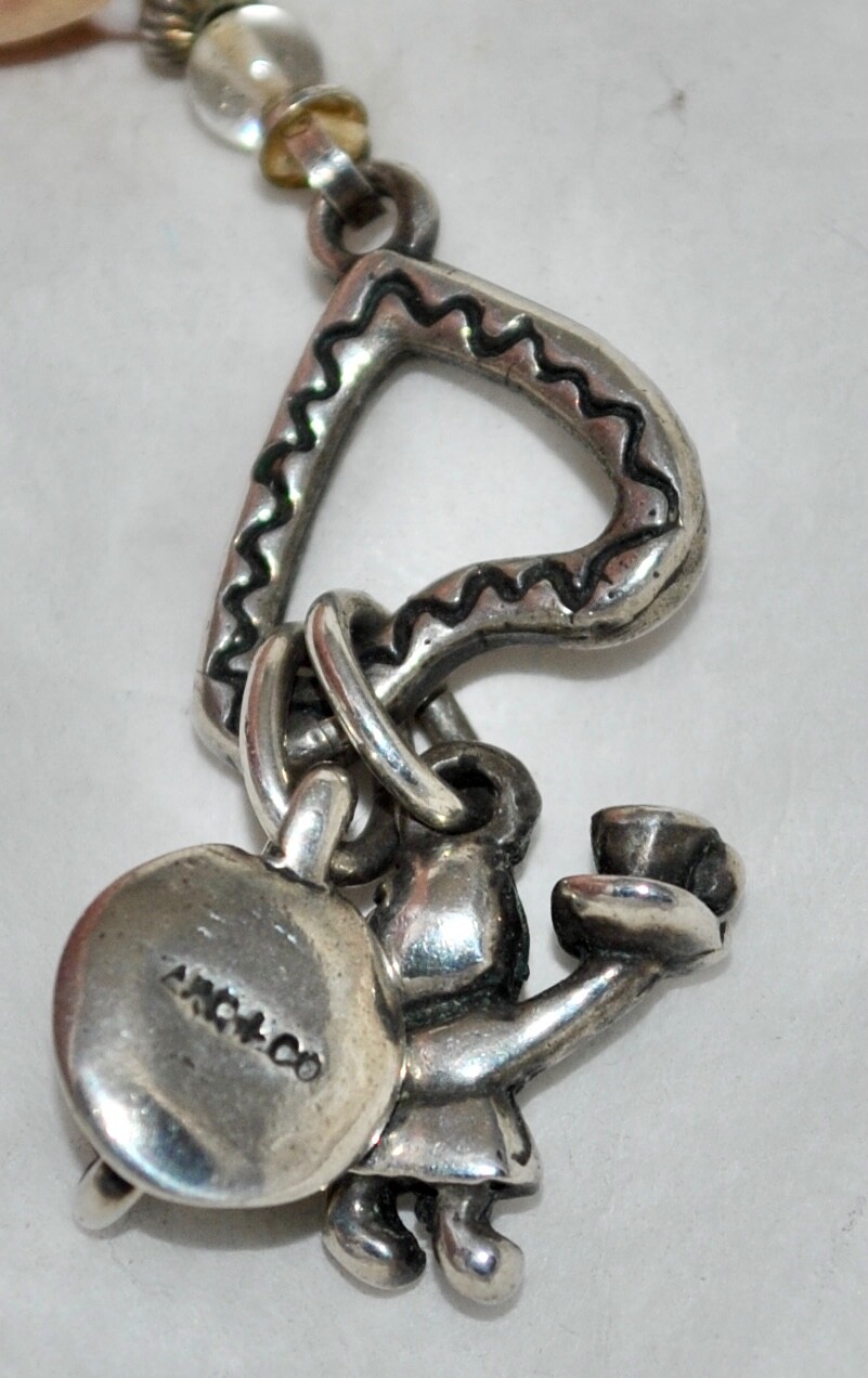 Anni + Co. Sterling 925 Waitress Coffee Theme Charms Pearl Glass Bead ...