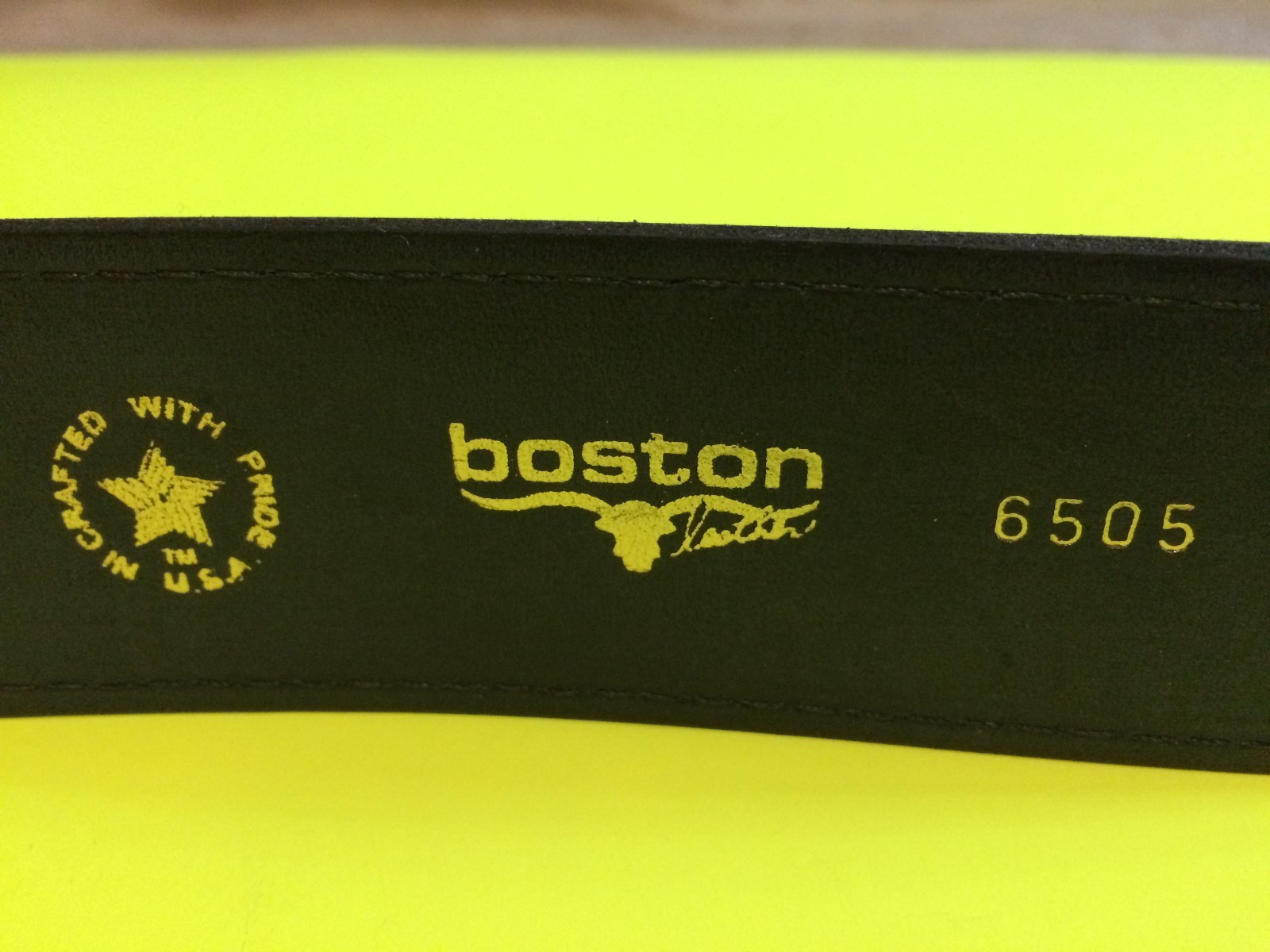 BOSTON LEATHER BELT 1.75" LAW ENFORCEMENT BLACK 6505 USA SIZE 26 | eBay