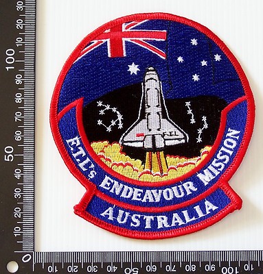 FTL'S ENDEAVOUR MISSION SPACE SHUTTLE EMBROIDERED PATCH WOVEN CLOTH SEW ...