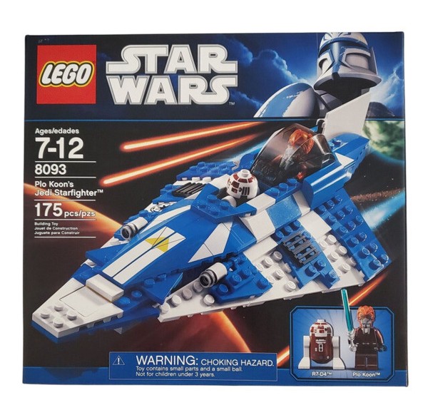 LEGO Star Wars: Plo Koon's Jedi Starfighter (8093) for sale online | eBay